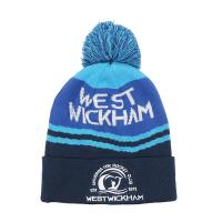 China Custom Size Eco Friendly Beanie Hat 58cm Acrylic Knit Skulls Beanie with Embroidery Logo for sale