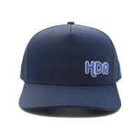 China 5-Panel Rubber PVC Logo Waterproof Laser Cut Hole Perforated Snapback Baseball Hat for sale