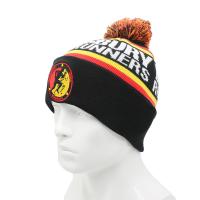 China Custom Acrylic Pompom Beanie Winter Cap 58cm Embroidery Logo Skull Knitted Hat OEM for sale