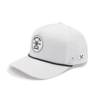 China Waterproof Micro-Ventilated 5 Panel Golf Baseball Cap 58cm Custom Logo Rubber Patch for sale