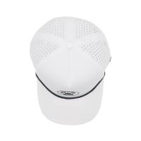 China Waterproof Micro-Ventilated 5 Panel Golf Baseball Cap 58cm Custom Logo Rubber Patch for sale