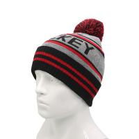 China Custom Size 100% Acrylic Skull Knitted Beanie with Embroidery Logo for Winter for sale