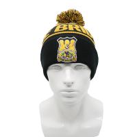China Custom 100% Cotton Embroidery Beanie Unisex Winter Hat 58cm Size OEM ODM for sale