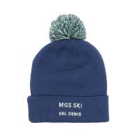 China 100% Acrylic Knitted Fisherman Winter Hat with Flocking Embroidery Custom Logo 58cm for sale
