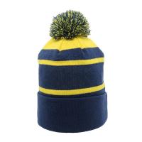 China Custom Acrylic Knitted Beanie Winter Hat with Embroidery Logo for Men Women Kids 58cm for sale
