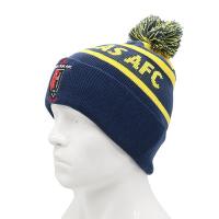 China Custom Acrylic Knitted Beanie Winter Hat with Embroidery Logo for Men Women Kids 58cm for sale