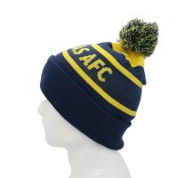 China Custom Acrylic Knitted Beanie Winter Hat with Embroidery Logo for Men Women Kids 58cm for sale