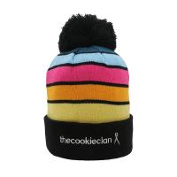 China Custom Logo Knitted Skull Beanie 100 Acrylic Winter Hat Size 58cm for Adults for sale