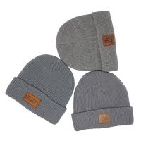 China 100% Wool Winter Fisherman Beanie 58cm Adjustable Size Multicolor Custom Logo for sale