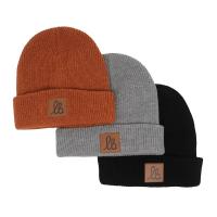 China 100% Wool Winter Fisherman Beanie 58cm Adjustable Size Multicolor Custom Logo for sale