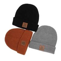 China 100% Wool Winter Fisherman Beanie 58cm Adjustable Size Multicolor Custom Logo for sale