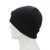 China Custom Embroidered Fisherman Beanie Unisex Winter 100 Wool Knit Cap 58cm for sale