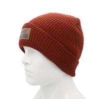 China Custom Wool Knit Fisherman Beanie Winter Hat 58cm Roll-up Edge Skullcap Men Women for sale