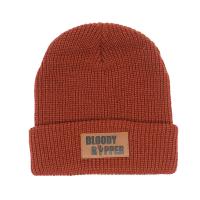 China Custom Wool Knit Fisherman Beanie Winter Hat 58cm Roll-up Edge Skullcap Men Women for sale