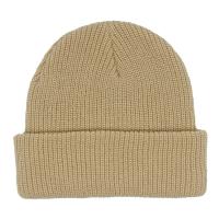 China Unisex Fisherman Beanie Hat 58cm Warm Ribbed Winter Knitted Ski Cap Custom Logo for sale