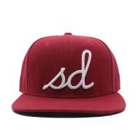 China Unisex Vintage Flat Brim Hat With 3D Embroidery Snapback Cap Outdoor for sale