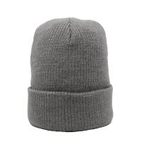China Unisex Fisherman Beanie 58cm Acrylic Knit Cap for Men Women Custom Logo Winter Hat for sale