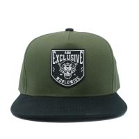 China Custom 5 Panel Flat Bill Snapback Hat for Men Adult Size 56-60cm OEM Design for sale