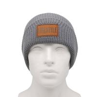 China Unisex Fisherman Beanie Hat With Leopard Pattern Classic Ribbed Cuffed for sale