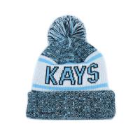 China Custom Embroidery Knit Beanie and Long Scarf Set 100 Acrylic Warm Winter Hat 58cm for sale