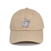 China Cap Custom Embroidery 6 Panel Adjustable Belt Buckle Dad Hat 56CM for sale