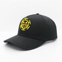 China Fabric 5 Panel Baseball Cap Unisex Adjustable Designer Sports 3D Embroidery 48CM for sale