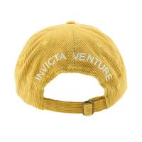 China Custom Yellow Corduroy Dad Hat Cap 6 Panels 58cm Adjustable Unisex Aesthetic for sale