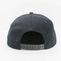 China Flat Brim Mens Mesh Snapback Hats 3D Embroidery Hip Hop Caps 5 Panel Strapback Hat for sale