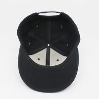 China Flat Brim Mens Mesh Snapback Hats 3D Embroidery Hip Hop Caps 5 Panel Strapback Hat for sale