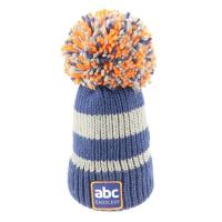 China Custom Chunky Knits Toque Winter Women Big Bobble Hat 58cm Acrylic Wool for sale