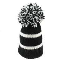 China Custom Chunky Knits Toque Winter Women Big Bobble Hat 58cm Acrylic Wool for sale