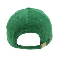 China Embroidered 6-Panel Corduroy Baseball Cap With Green Design Embroidery for sale