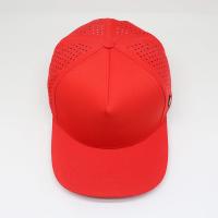 China 5-Panel Hat Style Fashion Custom Perforated Laser Cutting Hole Baseball Hat Snapback Caps for sale