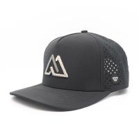 China 5 Panel Performance Hat 3D Embroidery Perforated Laser Cutting Hole Baseball Sporty for sale