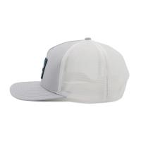 China Custom 5 Panel Mesh Kids Trucker Hat with Rubber Patch Logo Adjustable 48-55cm for sale
