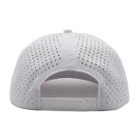 China 48CM Acrylic Fashion Custom 5 Panel Polyester PVC Rubber Patch Hat For Sports Baseball for sale