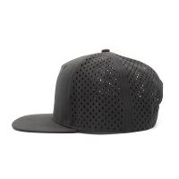 China Customized Colors Waterproof Baseball Cap With Laser Cut Design And Snapback Design for sale