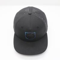 China Customized Colors Waterproof Baseball Cap With Laser Cut Design And Snapback Design for sale