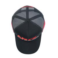 China Custom 5 Panel Trucker Hat 3D Embroidery Logo Polyester Cotton Mesh Back Adult Size 56-60cm for sale