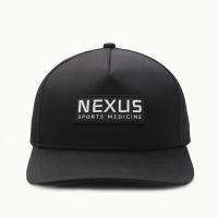 China Custom Kids SnapBack Hat Cap 48-55cm Sequin Embroidery Black Rubber Logo OEM ODM Service for sale