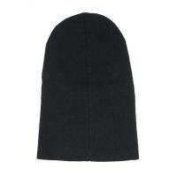 China Custom Logo 3 Hole Black Balaclava Ski Mask Winter Warm Knitted Hat 58cm Outdoor Sports for sale
