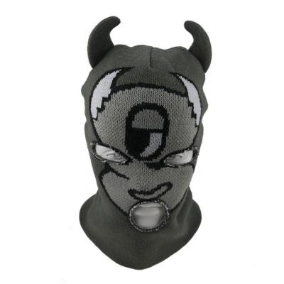 China Custom Design Your Own Hole Ski Mask Personalized Name Hats 58cm Wool Acrylic for sale
