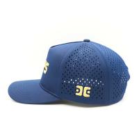 China Custom 5 Panel Sports Hat Laser Cut Snapback Cap Waterproof for Men Outdoor 56-60cm for sale