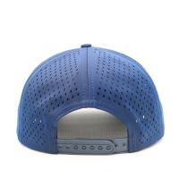China Custom 5 Panel Sports Hat Laser Cut Snapback Cap Waterproof for Men Outdoor 56-60cm for sale