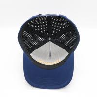 China Custom 5 Panel Sports Hat Laser Cut Snapback Cap Waterproof for Men Outdoor 56-60cm for sale
