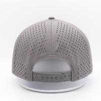 China Waterproof Hat 6-Panel Hat Laser Cut Hole Hip Hop Hat With Customized Fabric for sale