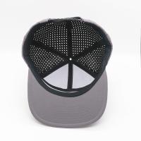 China Custom 7 Panel Laser Cut Hole Snapback Hat for Men Women 56-60cm Adult Size for sale
