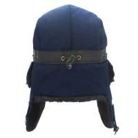 China Vintage Aviator Hat Faux Fur Earflaps Trooper Trapper Pilot Cap for Men Women Winter 22x33cm for sale
