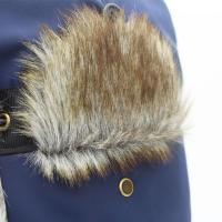 China Vintage Aviator Hat Faux Fur Earflaps Trooper Trapper Pilot Cap for Men Women Winter 22x33cm for sale