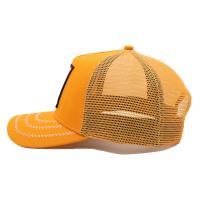 China Checked Trucker Hats Custom Unisex 5-Panel Woven Patch For Spring And Autumn for sale